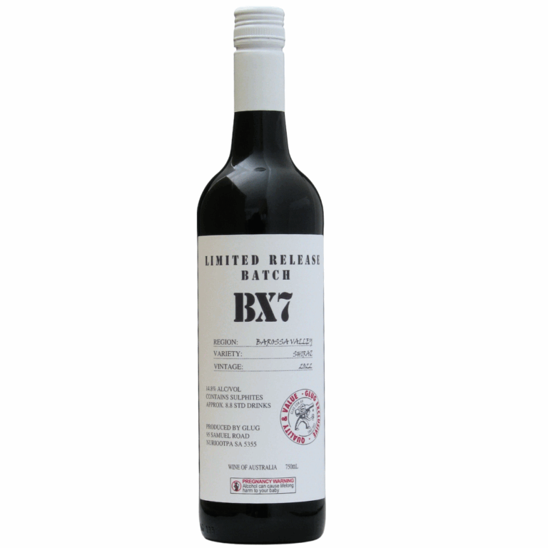 Limited Release Batch BX7 Barossa Valley Shiraz 2022 – Glug Wines